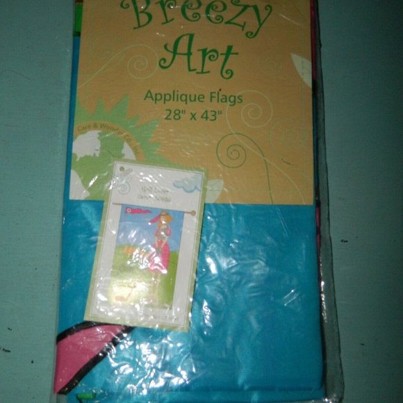 Breezy Art | Other | Breezy Art Golf Applique Flag 28 X 43 | Poshmark